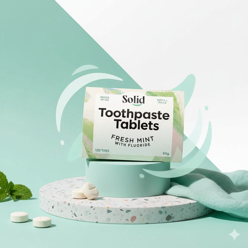 Mint Toothpaste Tablets + Fluoride | SymplBrush Australia